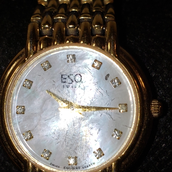 Esq | Accessories | Diamond Swiss Quartz Movement Watch | Poshmark